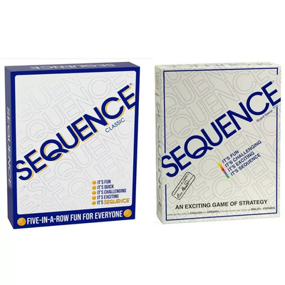 序列迷阵桌游 sequence game英文游戏多人对抗桌面游戏