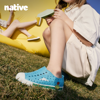 native正品儿童jefferson洞洞鞋