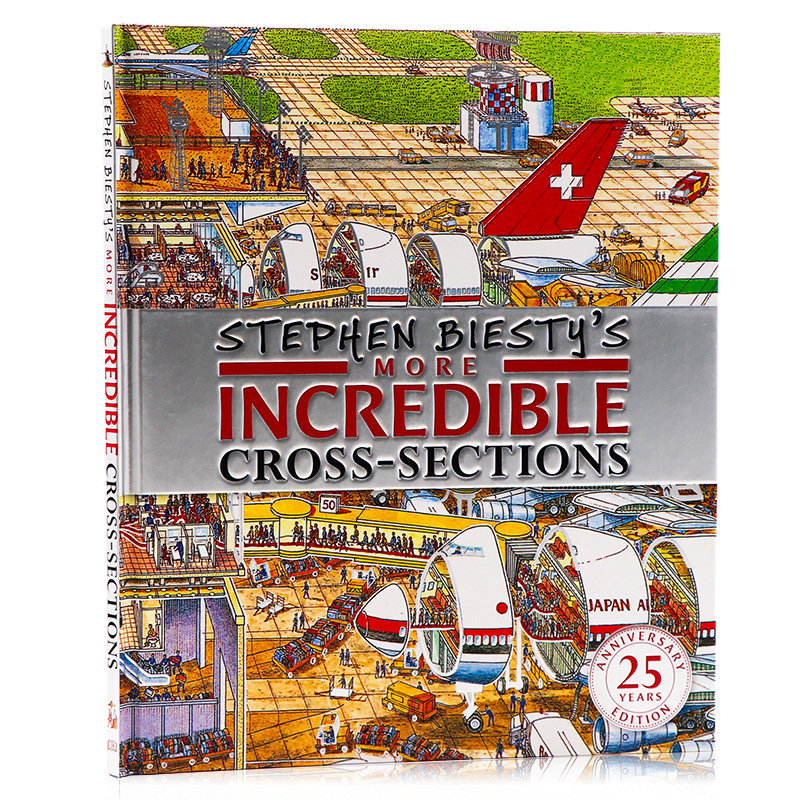 DK更多不可思议的大剖面 Stephen Biesty’s More Incredible Cross-Sections英文原版史蒂芬贝斯迪 ...