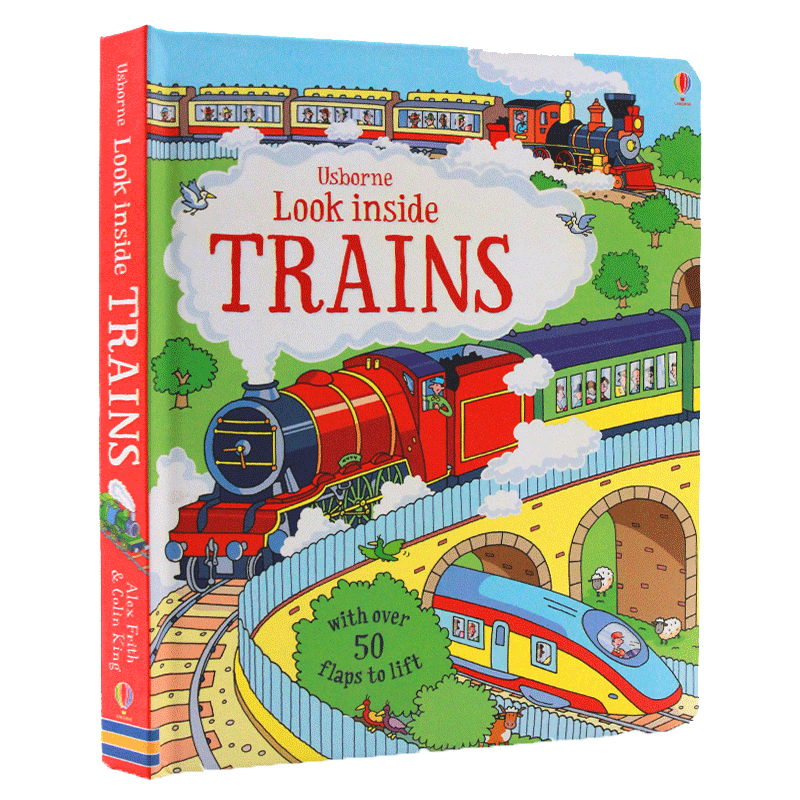 Usborne出品看里面系列火车