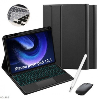 适用Xiaomi poco pad 12.1触控背光蓝牙键盘保护套小米7pro保护套