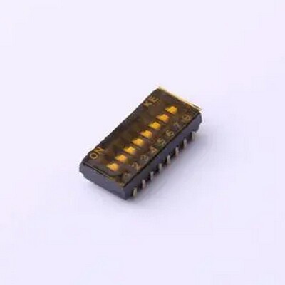 DSHP06TJGER 1.27mm 6位贴片拨码开关(J脚) SMD,P=1.27mm 拨码开