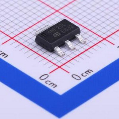 STN4NF20L 场效应管(MOSFET) 1个N沟道 耐压:200V 电流:1A SOT-22