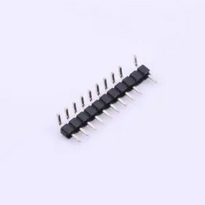 CS-1110-11N2(L11.6) 1x11P(缺1P) 间距:2.54mm 方针 弯插 弯插,P
