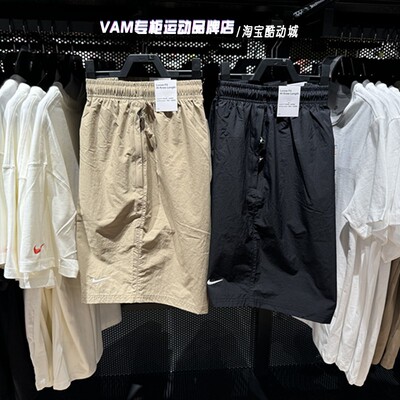 NIKE耐克男子短裤梭织宽松透气跑步运动训练五分裤 DX0750-247