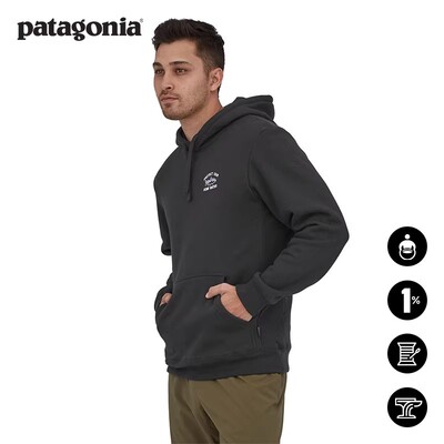 patagonia中性加绒加厚卫衣