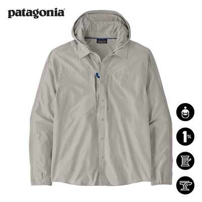 patagonia男士飞钓防晒连帽衫