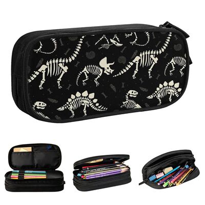 Dinosaur Fossils Pencil Cases New Halloween Pen Bag Girls Bo