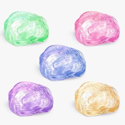 Reusable Putty Liquid Crystal Bouncy Slime Toy Set Kid Safe