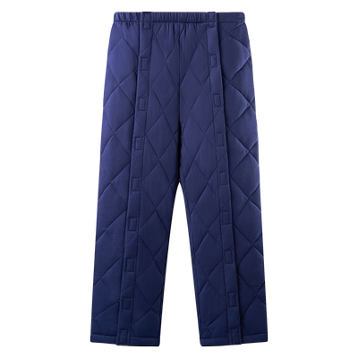 春织绗棉男夹棉加厚魔术贴棉裤