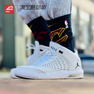 42运动家 Jordan Flight Origin 4 男子中帮复古篮球鞋921196-100