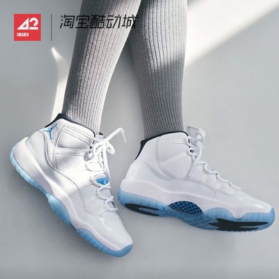 42运动家Air Jordan 11 Legend Blue AJ11传奇蓝篮球鞋378038-104