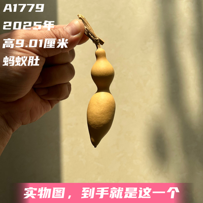A1779高9.01厘米2025年精品手捻长修身尖肚绿皮蚂蚁肚葫芦