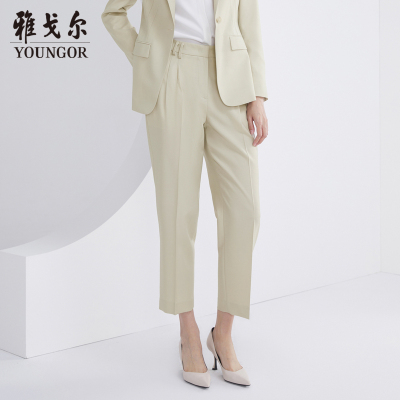 雅戈尔女士西裤秋冬新款官方商务休闲西裤长裤女S3056