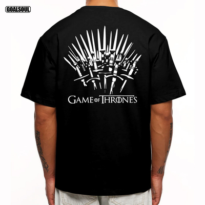 权力的游戏 T恤GAME OF THRONES美式复古潮牌休闲重磅纯棉 短袖