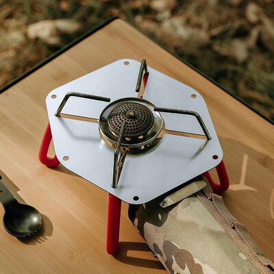 户外露营soto ST-310遮热板ST310炉头专用隔热板超轻不锈钢耐温板