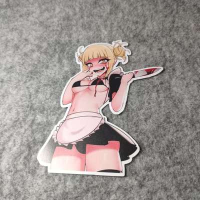 二次元日漫改装痛车摩托贴电动车老婆酱侧窗PVC烫画D1581