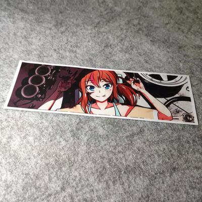 潮流改装二次元动漫汽车贴摩托贴纸侧窗二次元划纹烫画D1823