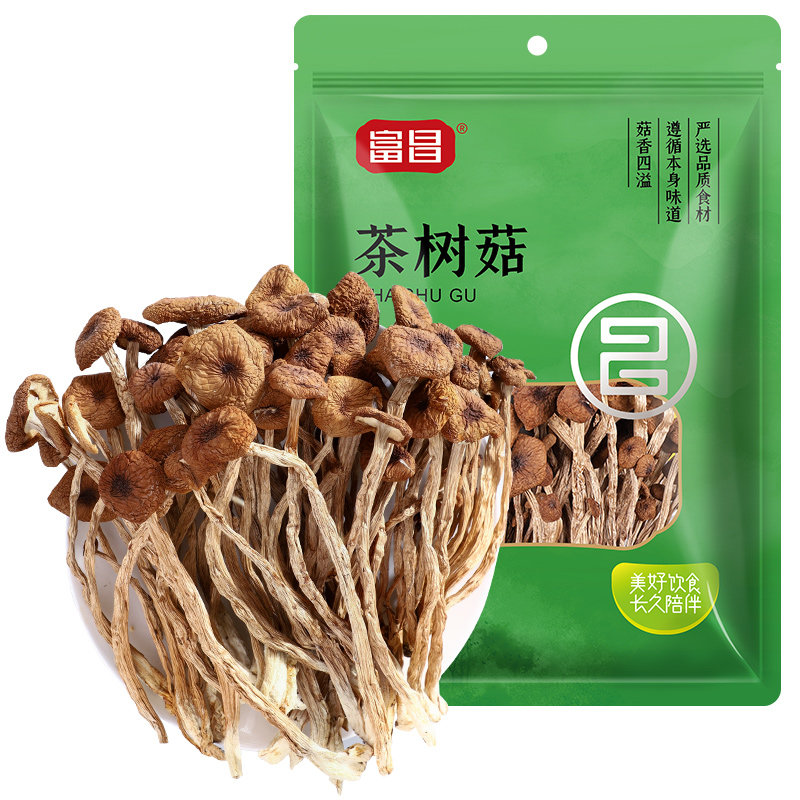 富昌茶树菇干货150g*2非特级农家特产干货不开伞蘑菇菌菇菌类汤包