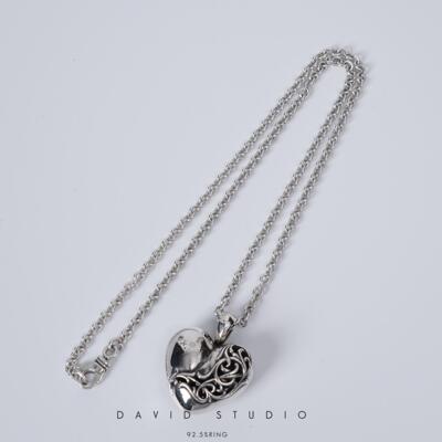davidstudio925纯银环形吊坠