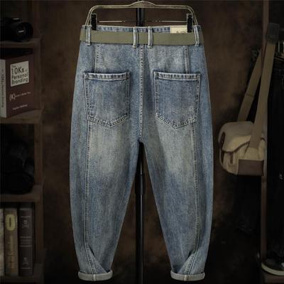 秋冬日系重磅老爹牛仔裤