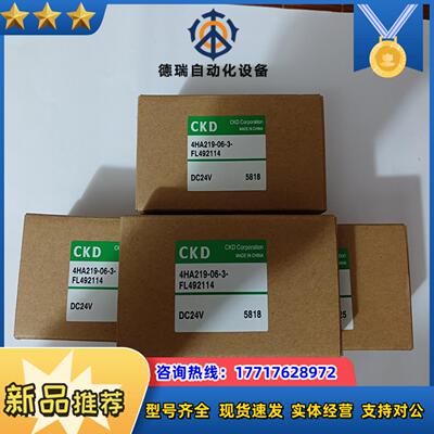全新原装正品CKD电磁阀 4HA219-06-3议价
