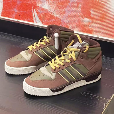 阿迪达斯休闲鞋男鞋秋冬新款运动鞋RIVALRY百搭中高帮时尚板鞋