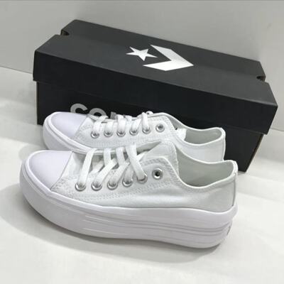 正品匡威all star move帆布鞋云朵厚底增高鞋570257C