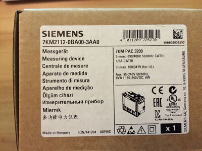 7KM2111-1BA00-3AA0 PAC 3200 多功能电力仪表7KM21111BA003AA0