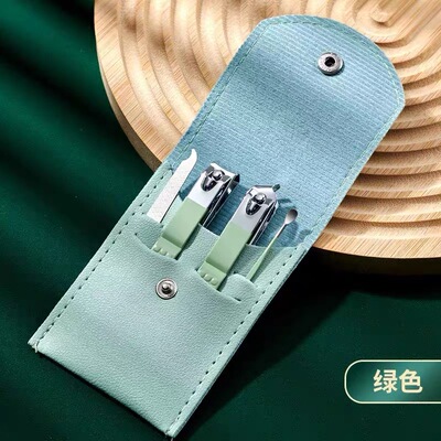 4件套指甲刀套装指甲剪指甲钳男士专用进斜口家用工具原装剪刀