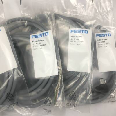 FESTO带电缆插头插座MEBU-M12W8-K-2-N-LE8 542256全新原装现货