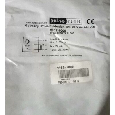 德国原装波尔索 pulsotronic 9982-0 议价