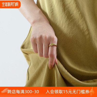 63OAKAVE百搭叠戴呼吸戒指