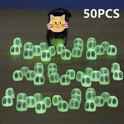 20/30/50PCS Luminous Elf Briquettes Fairy Dustbunny Miniatur