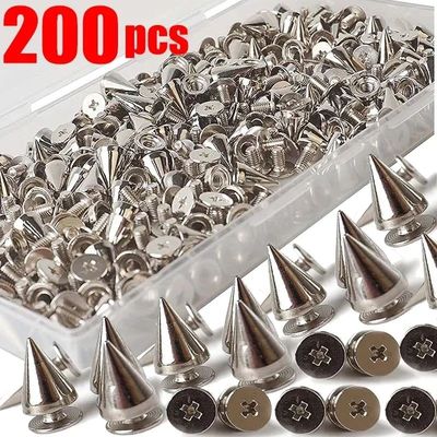 Wholesale Silver Rivets Cone Studs for Clothes Metal Spikes