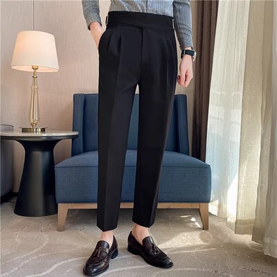 Factory Direct Sales Italian Naples Trousers Men's Casual Su