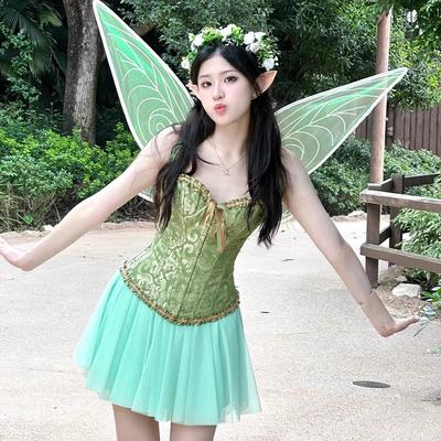 万圣节COS小精灵翅膀儿童成人装