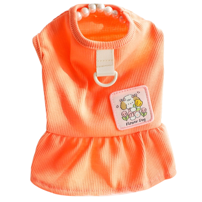 Accope猫咪狗狗淑女牵引扣公主裙