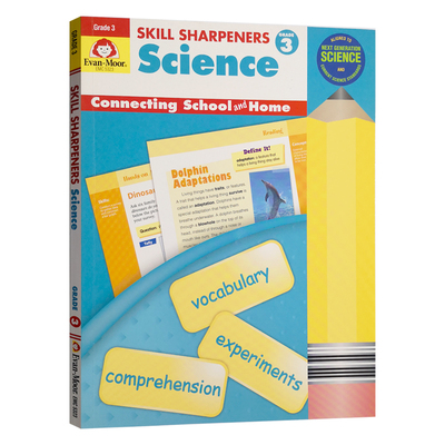 Evan-Moor Skill Sharpeners Science Grade 3 美国加州教辅 科学练习册 三年级 技能铅笔刀练习册 进口英文原版 儿童英语教材