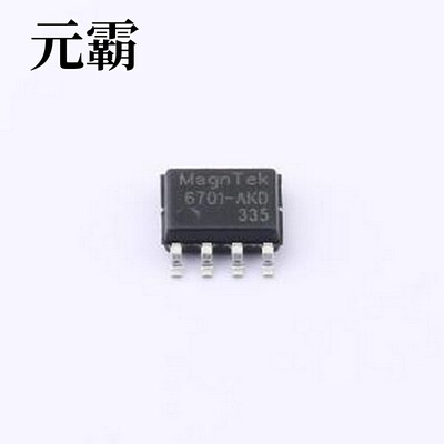 MT6701CT-AKD 位置传感器 高速磁性角度编码IC SOP-8