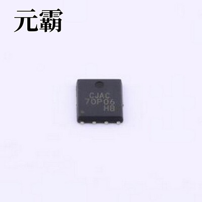 CJAC70P06 场效应管(MOSFET) 1个P沟道 耐压:60V 电流:70A PDFNWB