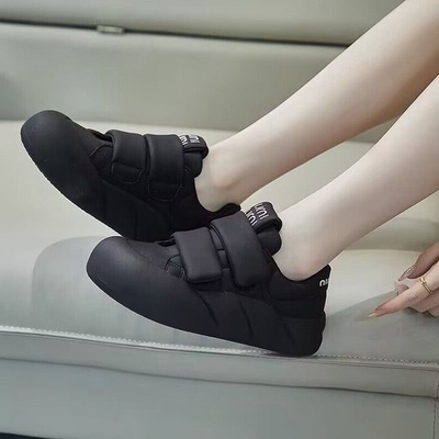 皮面防水防滑厨房软底运动鞋