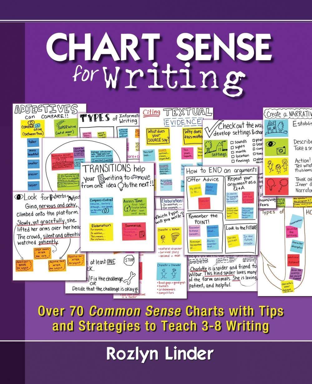 预售按需印刷Chart Sense for Writing: Over 70 Common Sense Charts with Tips ...