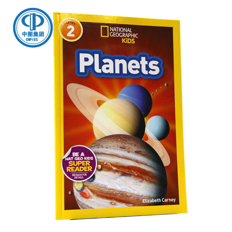 英文原版 National Geographic Kids Readers: Planets国家地理分级阅读：星球低幼儿童英语启蒙绘本进口科普 ...