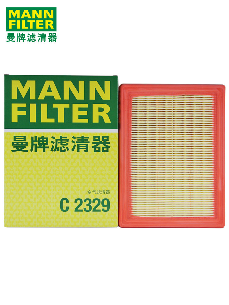 曼牌空气滤芯格C2329适用于科雷傲奇骏骊威新骐达轩逸蓝鸟启辰R30_虎窝淘
