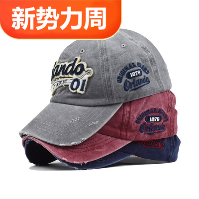 牛仔水洗01棒球帽夏奥克兰Orland