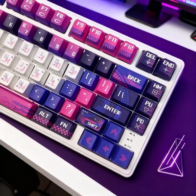 台式电脑无畏契约有线机械键盘