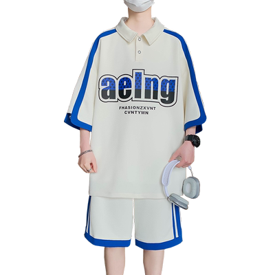 青少年时尚休闲运动套装男