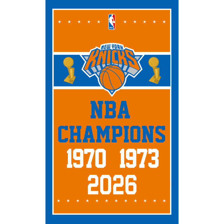 热门外贸纽约尼克斯队冠军队NBA New York Knicks champions Flag