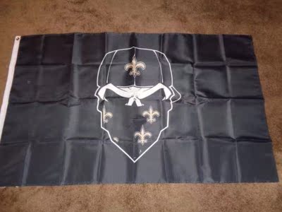 外贸橄榄球队奥尔良圣徒旗帜NFL New Orleans Saints Flag